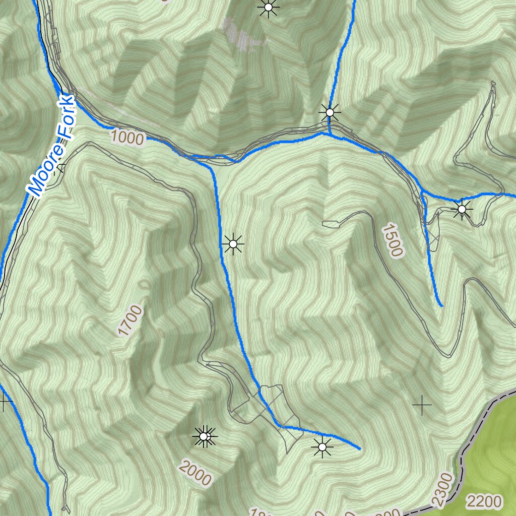Mallory Quad Topo - WVDNR Map by WV Division of Natural Resources ...