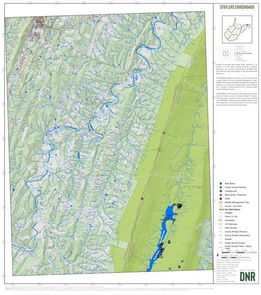 Morgan County, WV Quad Maps - Bundle Map by WV Division of Natural ...