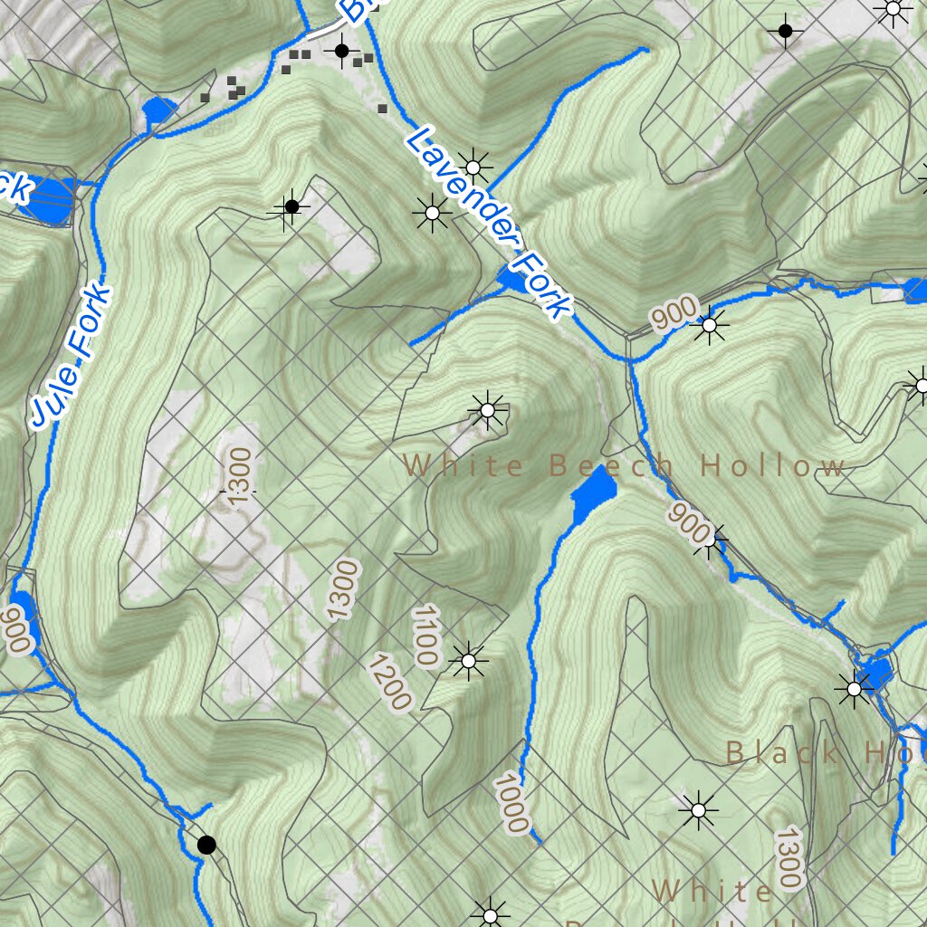 Mud Quad Topo - WVDNR Map by WV Division of Natural Resources | Avenza Maps
