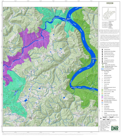 WVDNR District 4 Quad Maps - Bundle Map by WV Division of Natural ...