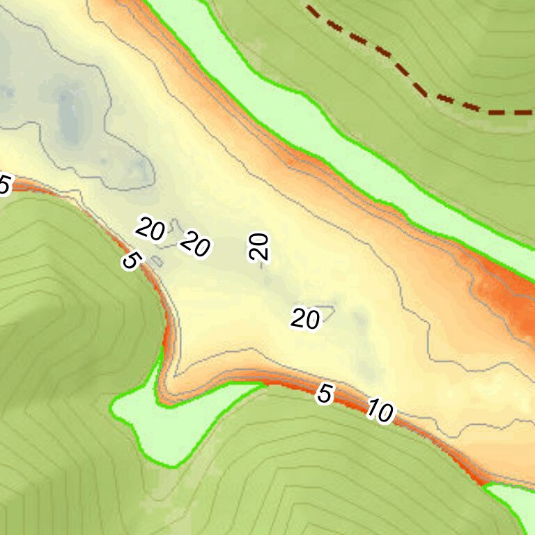 Plum Orchard Lake Fishing Guide (Small) Map by WV Division of Natural ...