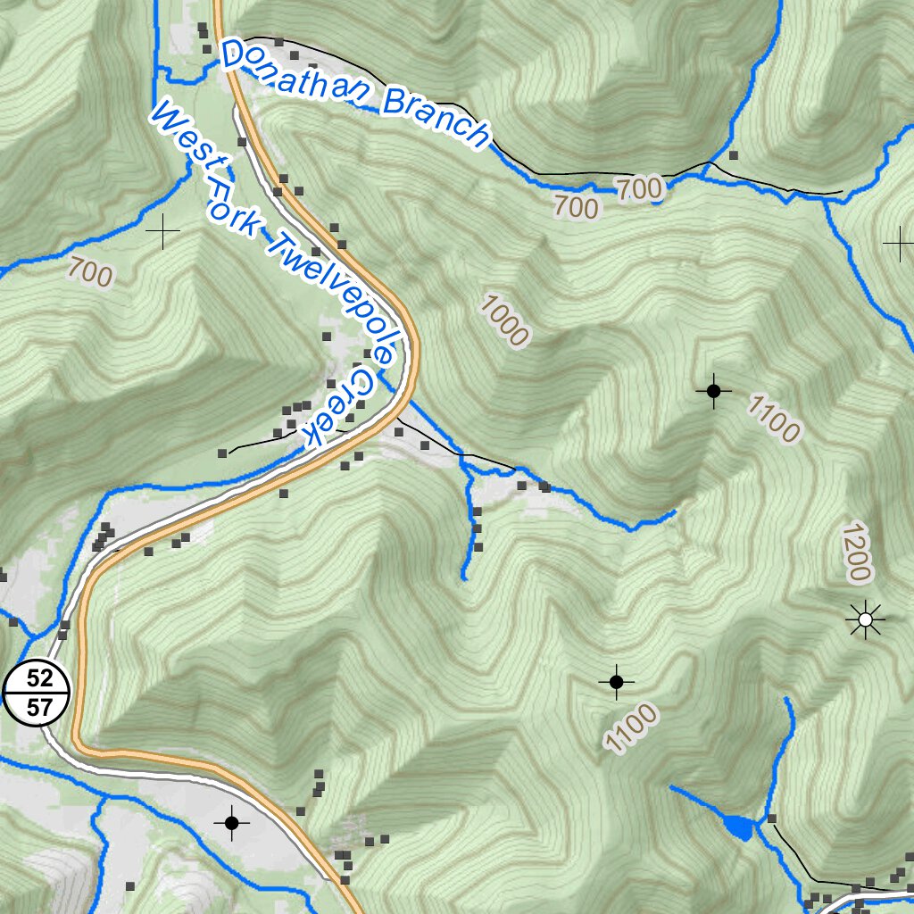Radnor Quad Topo - WVDNR Map by WV Division of Natural Resources ...