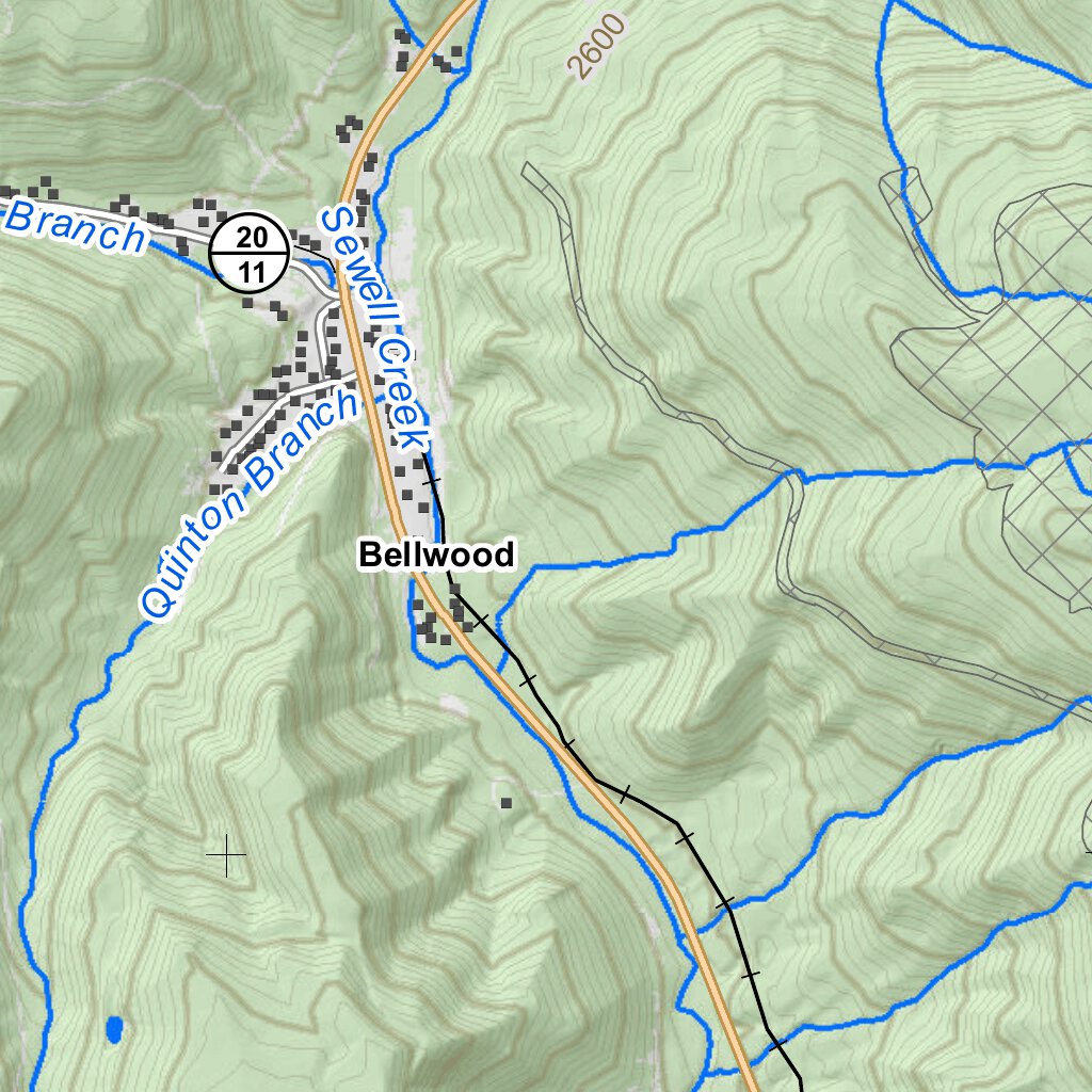 Rainelle Quad Topo - WVDNR Map by WV Division of Natural Resources ...