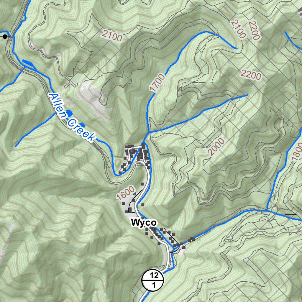 Rhodell Quad Topo - WVDNR Map by WV Division of Natural Resources ...