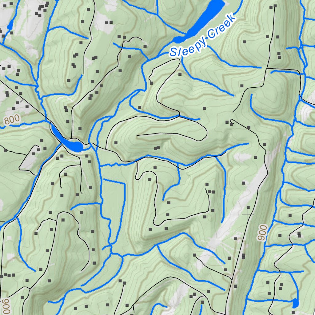 Ridge Quad Topo - WVDNR Map by WV Division of Natural Resources ...