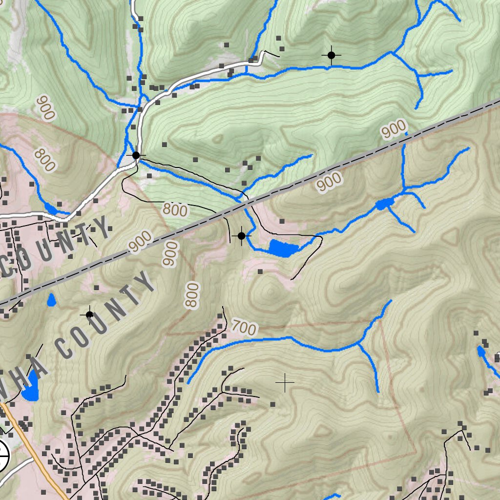 Saint Albans Quad Topo - WVDNR Map by WV Division of Natural Resources ...
