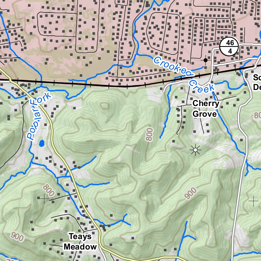 Scott Depot Quad Topo - WVDNR Map by WV Division of Natural Resources ...