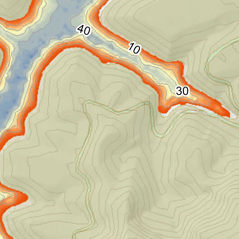 Stephens Lake Fishing Guide (Small) Map by WV Division of Natural ...