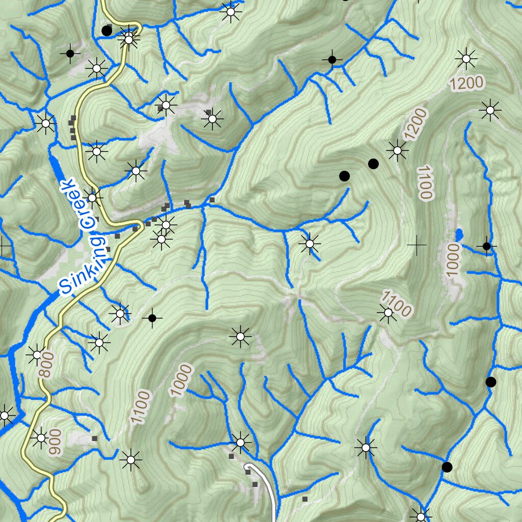 Tanner Quad Topo - WVDNR Map by WV Division of Natural Resources ...