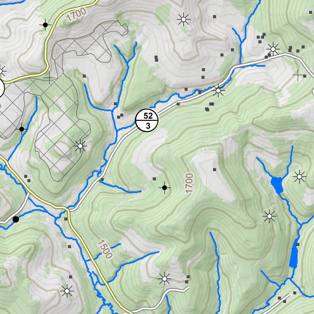 Thornton Quad Topo - WVDNR Map by WV Division of Natural Resources ...