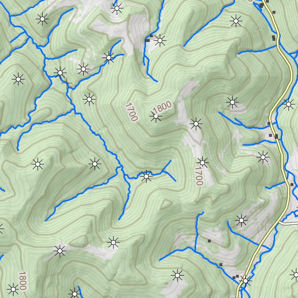 Thornton Quad Topo - WVDNR Map by WV Division of Natural Resources ...