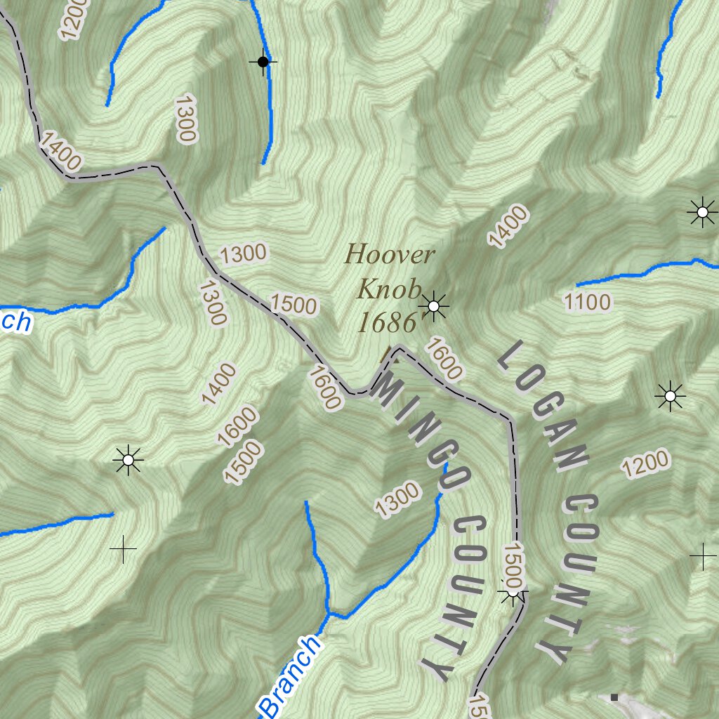 Trace Quad Topo - WVDNR Map by WV Division of Natural Resources ...
