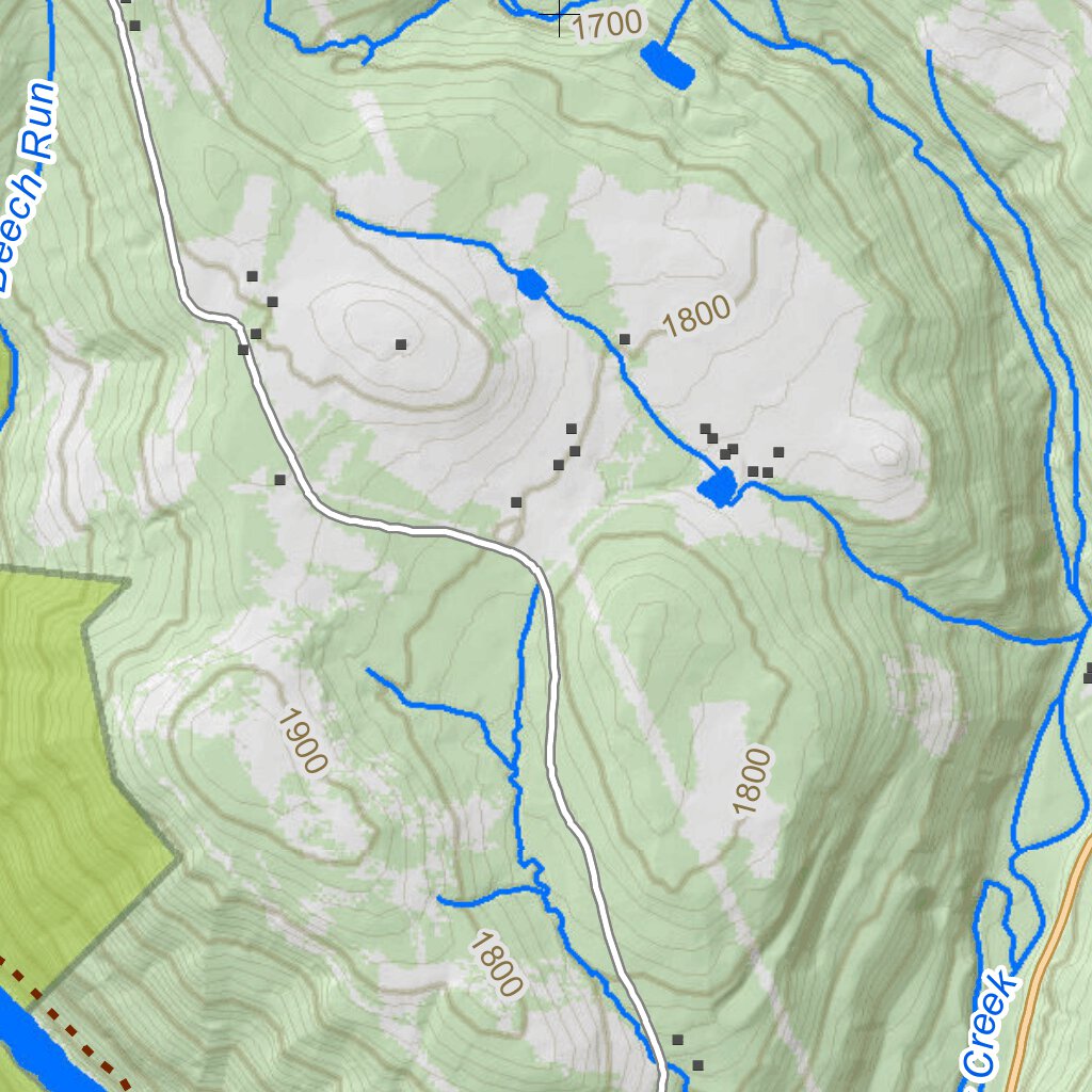 Valley Point Quad Topo - WVDNR Map by WV Division of Natural Resources ...