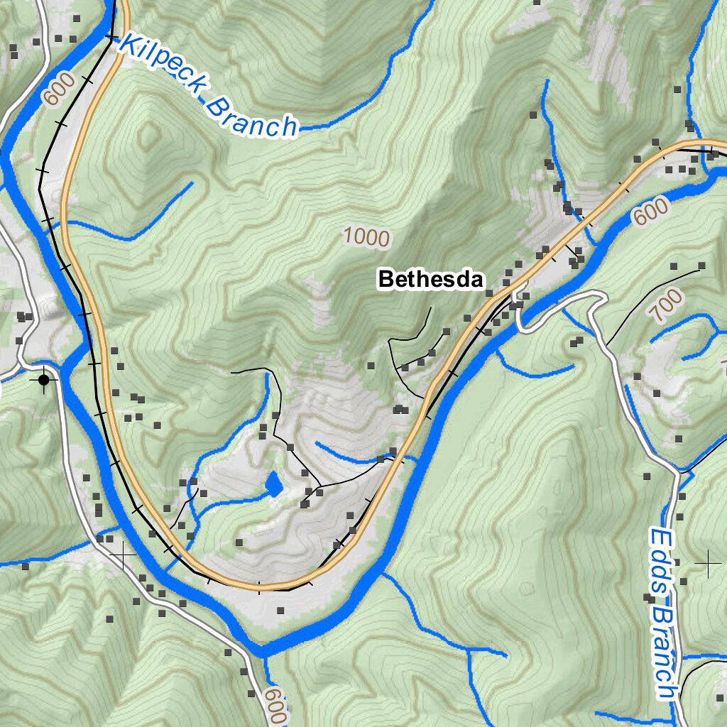 Wayne Quad Topo - WVDNR Map by WV Division of Natural Resources ...
