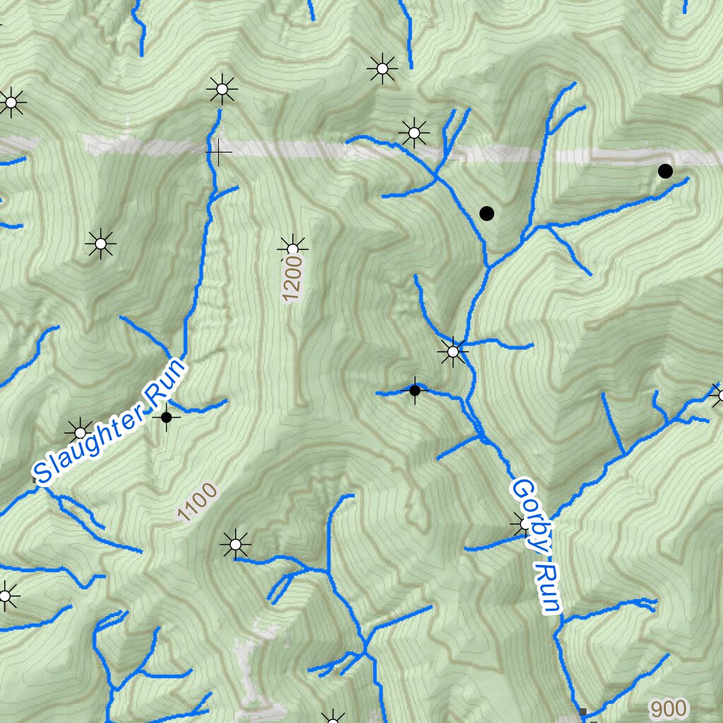 West Union Quad Topo - WVDNR Map by WV Division of Natural Resources ...