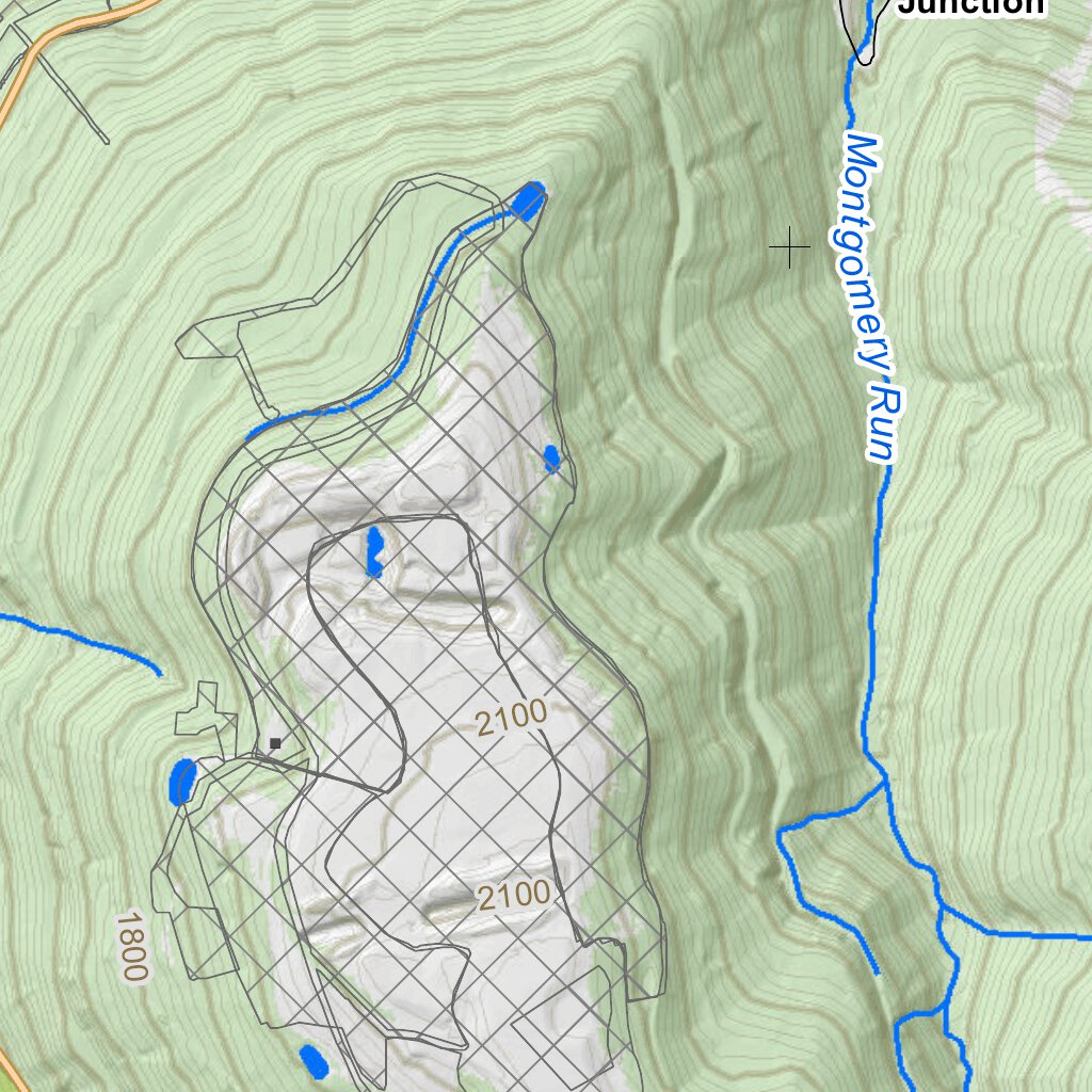 Westernport Quad Topo - WVDNR Map by WV Division of Natural Resources ...