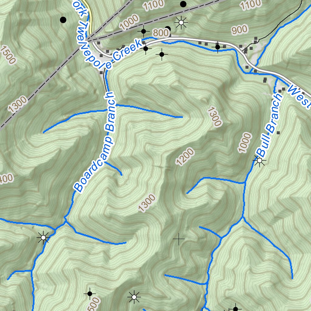 Wilsondale Quad Topo - WVDNR Map by WV Division of Natural Resources ...