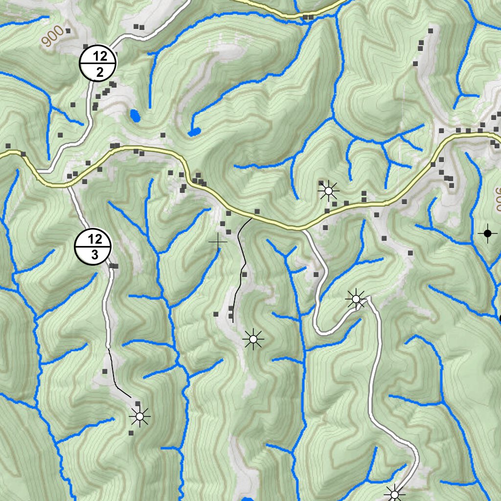 Winfield Quad Topo - WVDNR Map by WV Division of Natural Resources ...