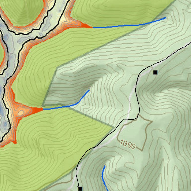 Woodrum Lake Fishing Guide (Small) Map by WV Division of Natural ...
