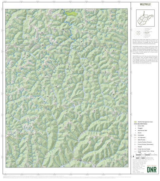 WVDNR District 1 Quad Maps - Bundle Map by WV Division of Natural ...