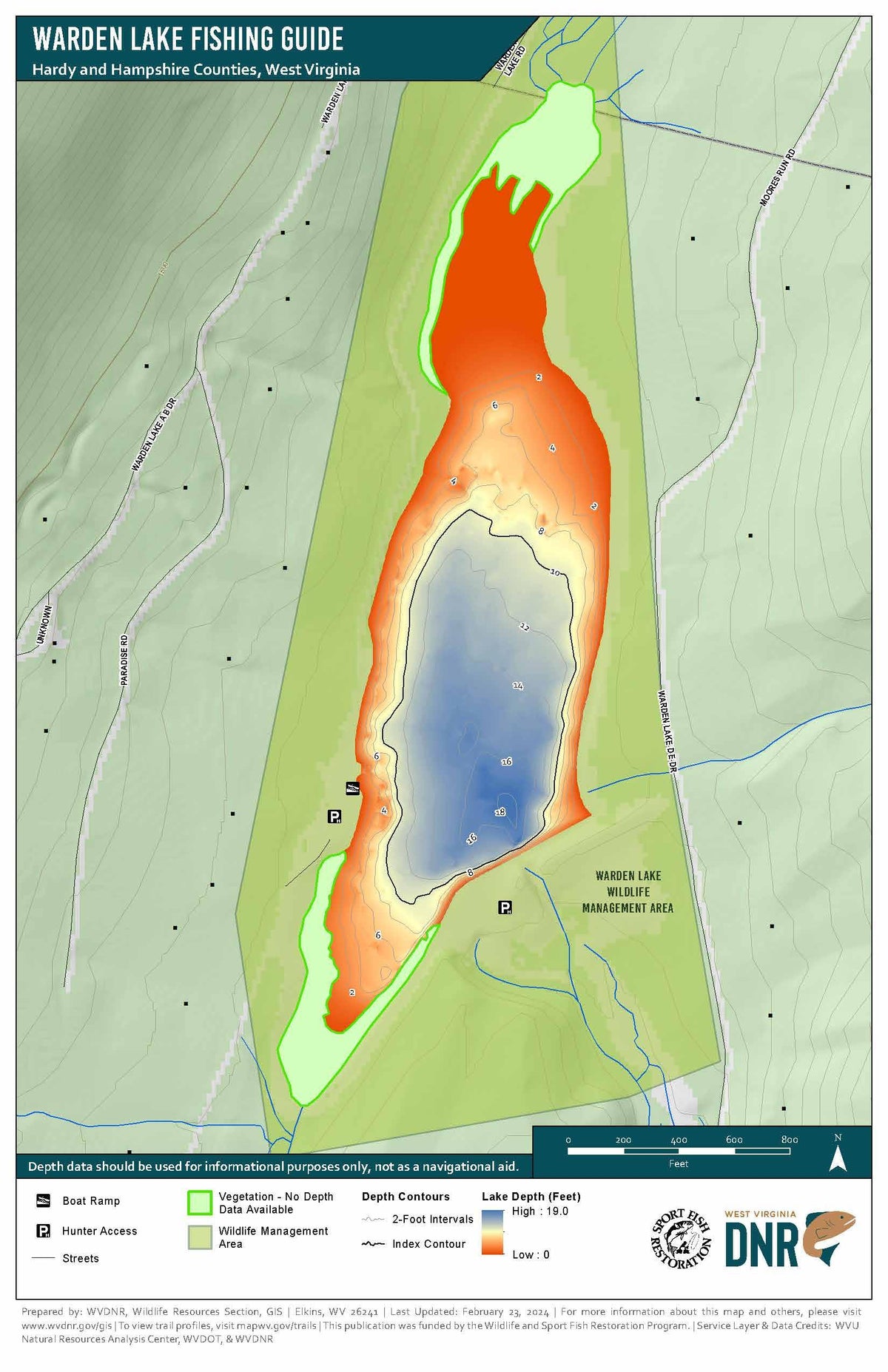 WVDNR District 2 Lake Maps - Bundle Map by WV Division of Natural ...