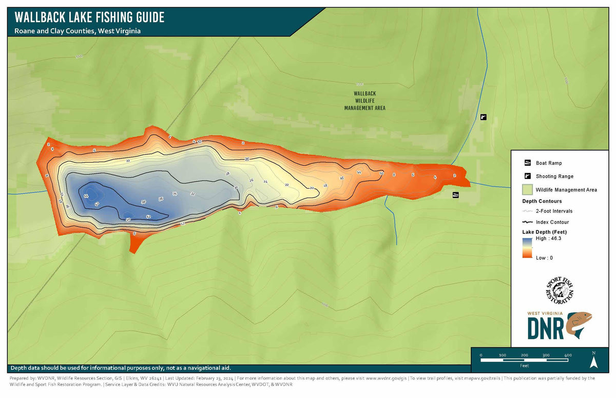 WVDNR District 3 Lake Maps - Bundle Map by WV Division of Natural ...