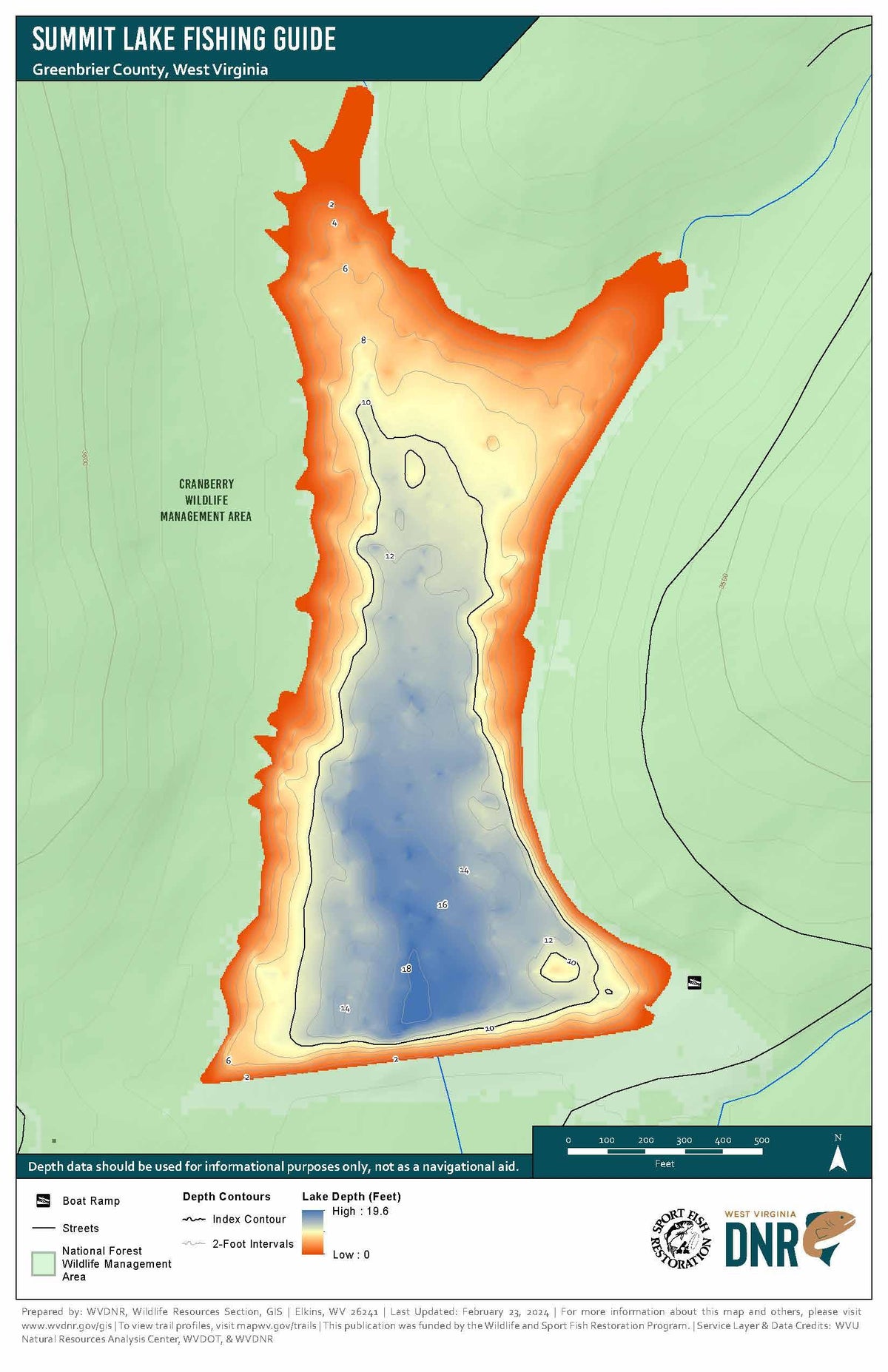 WVDNR District 4 Lake Maps - Bundle Map by WV Division of Natural ...