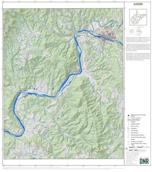 WVDNR District 4 Quad Maps - Bundle Map by WV Division of Natural ...