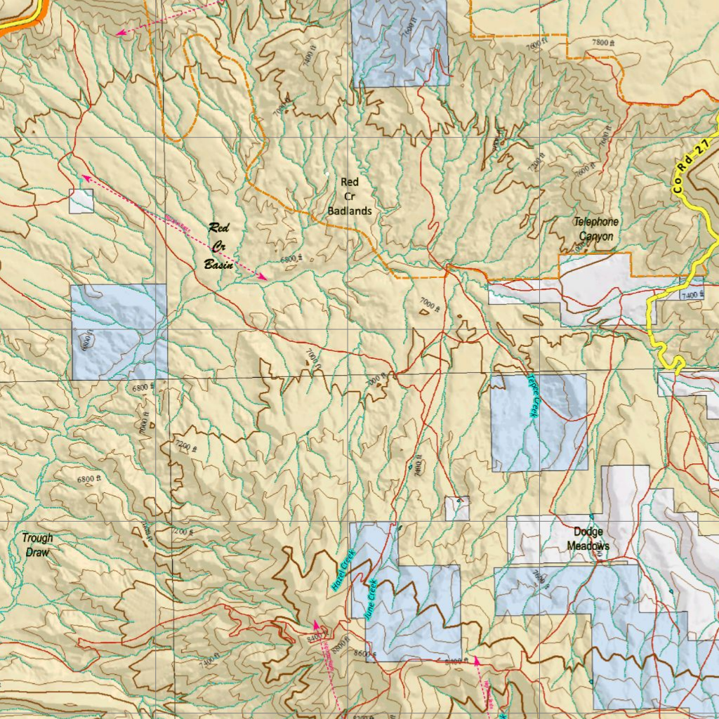 Wy Elk Unit 124 with Land Ownership Map by Wyoming HuntData LLC ...