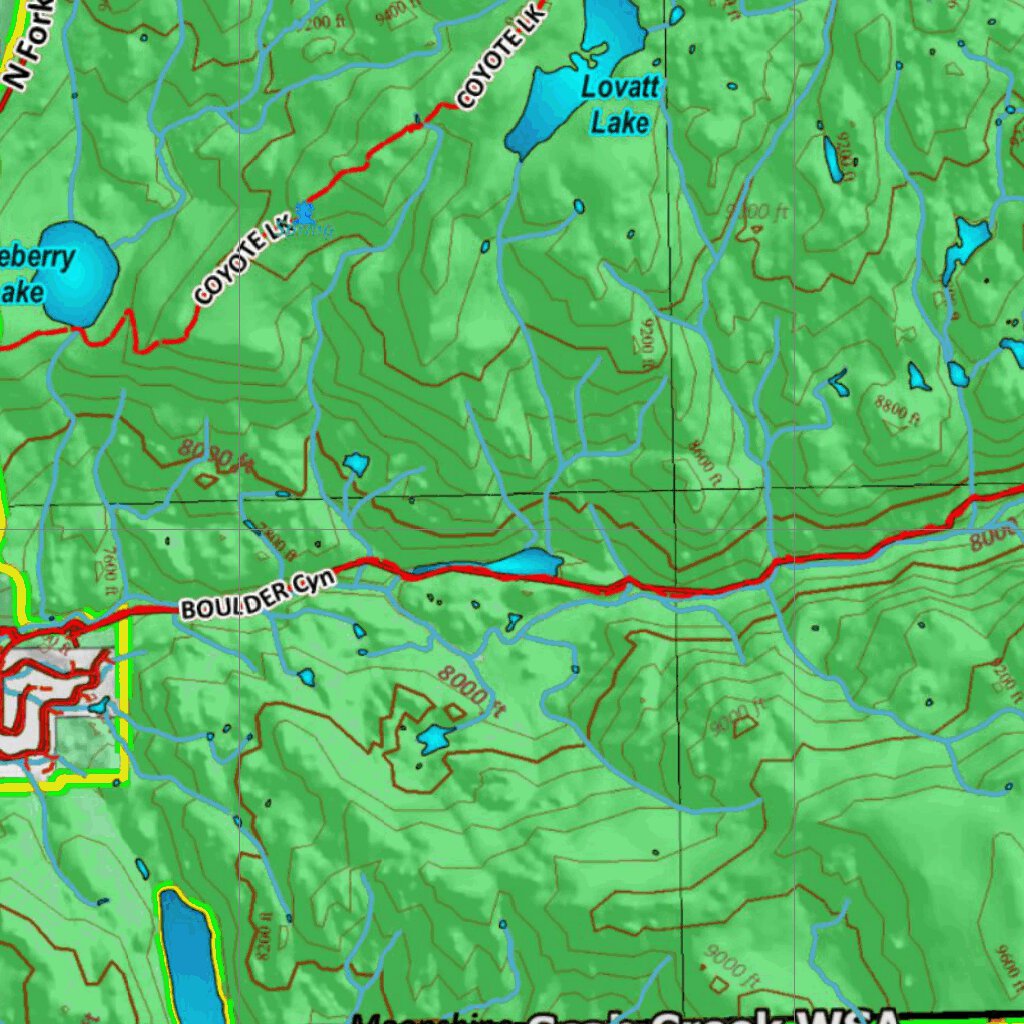 Wy Moose 3 Hybrid Hunting Map by Wyoming HuntData LLC | Avenza Maps