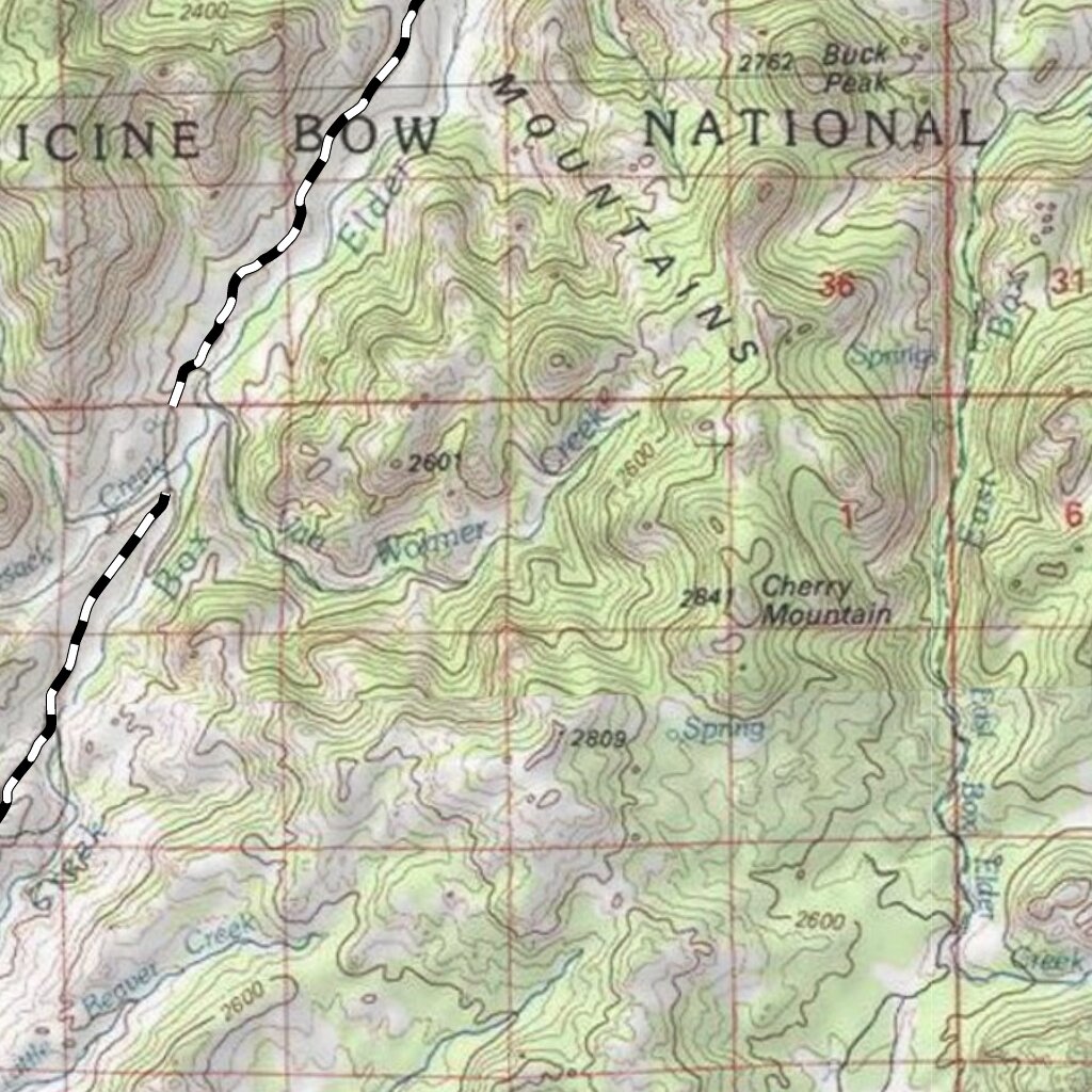 Medicine Bow - Laramie Range - 2025 ORV - GeoPDF Map by Wyoming State ...