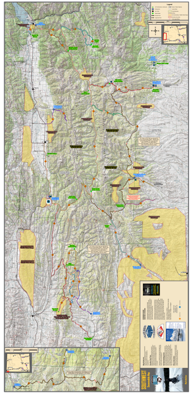 Southwest- Uintas & Wyoming Range - 2026 Snowmobile - GeoPDF Map by ...