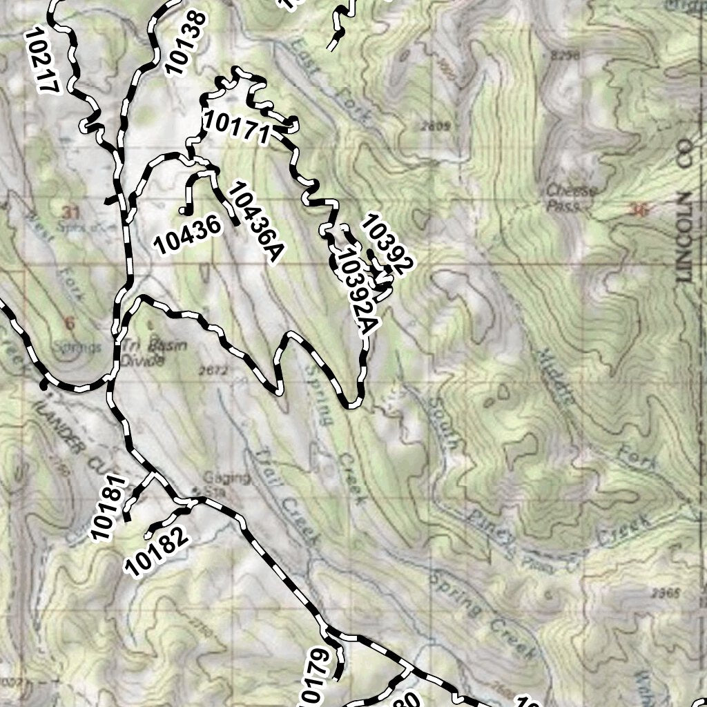 Wyoming Range Map by Wyoming State Parks | Avenza Maps