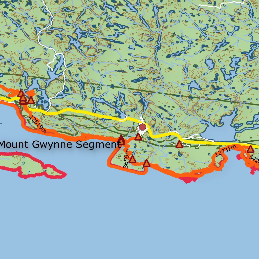Canada National Parks: Lake Superior Marine Conversation Area Map by ...