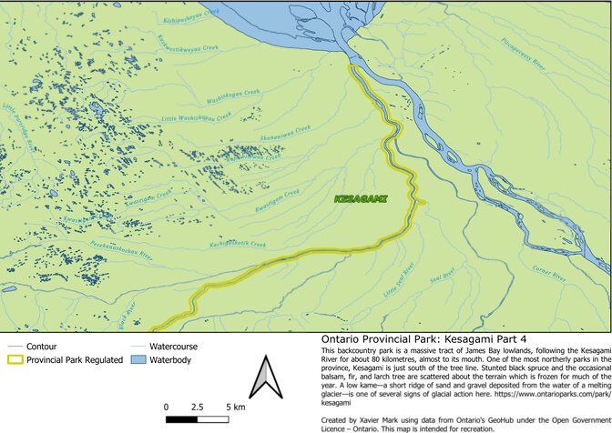Ontario Nature Reserve: Kesagami Map by Xavier Maps | Avenza Maps