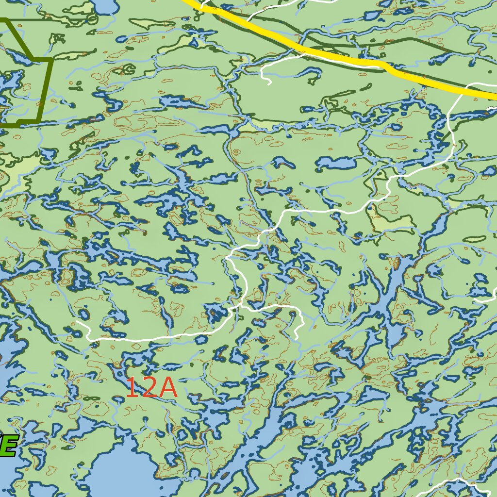 Ontario - Wildlife Management Unit (WMU) - 12A Map by Xavier Maps ...