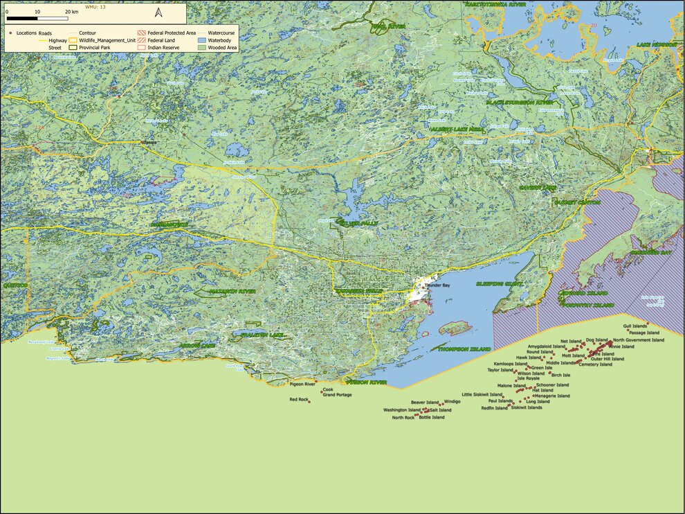 Ontario - Wildlife Management Unit (WMU) - 13 Map by Xavier Maps ...