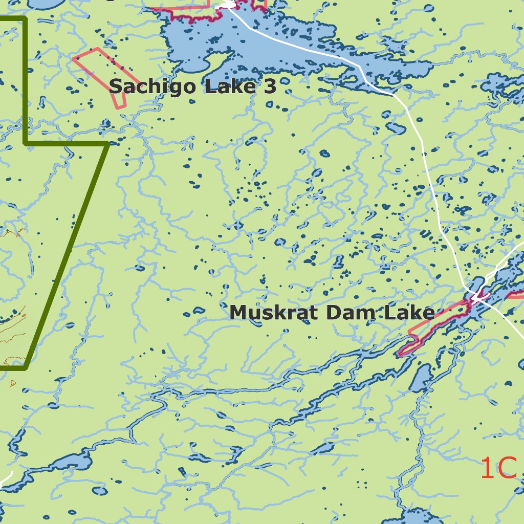 Ontario - Wildlife Management Unit (WMU) - 1C Map by Xavier Maps ...