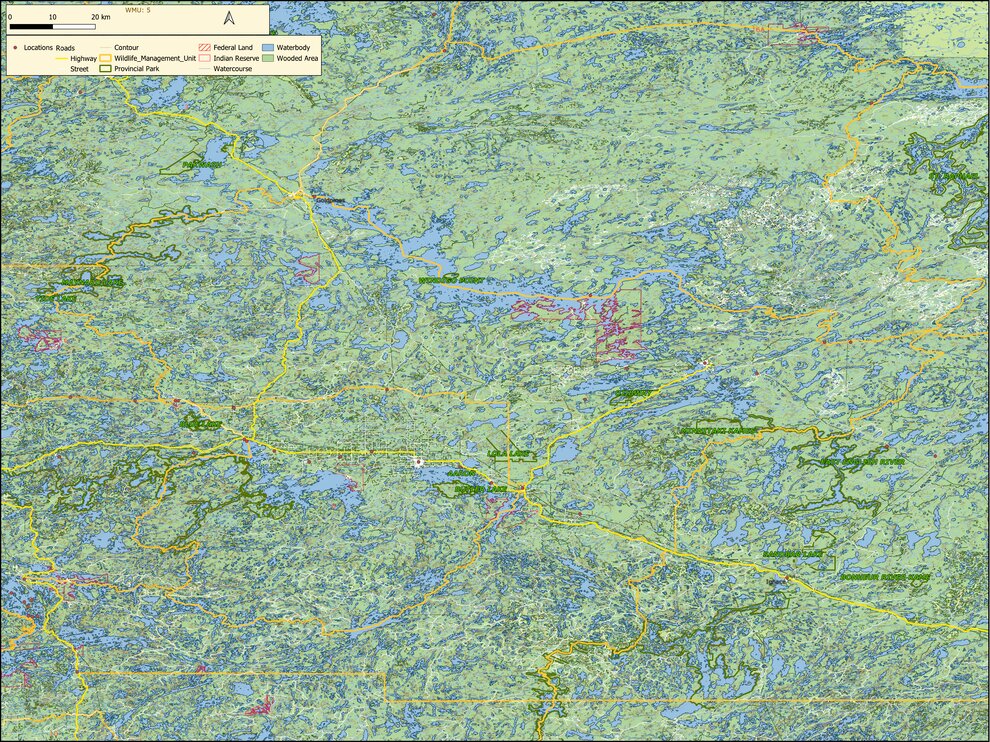 Ontario - Wildlife Management Unit (WMU) - 5 Map by Xavier Maps ...