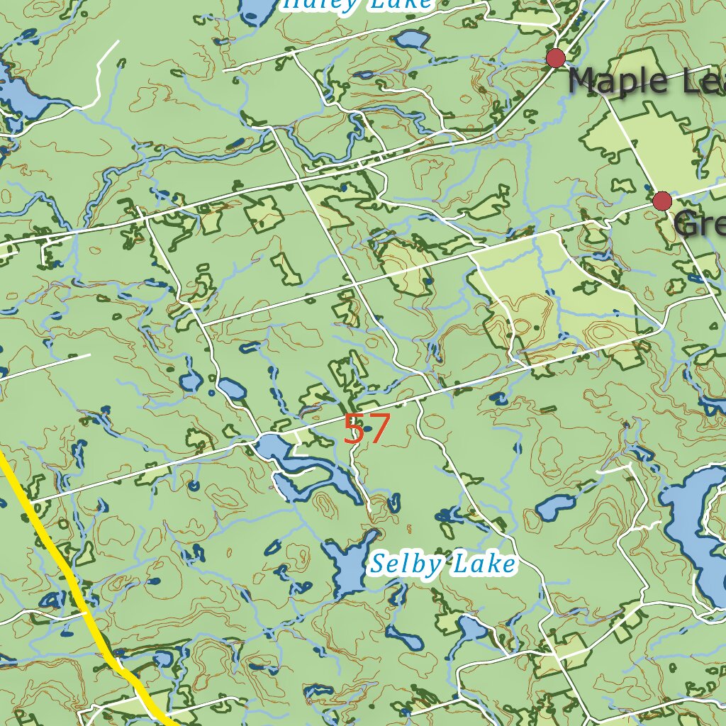 Ontario - Wildlife Management Unit (WMU) - 57 Map by Xavier Maps ...
