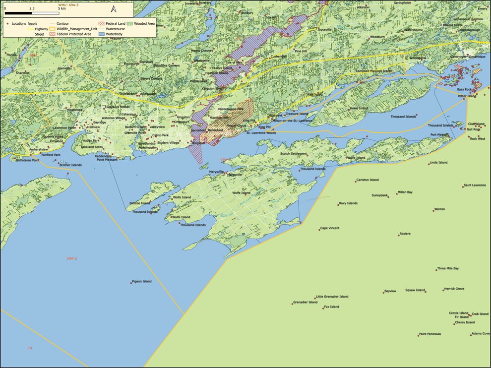Ontario - Wildlife Management Unit (WMU) - 69A-3 Map by Xavier Maps ...