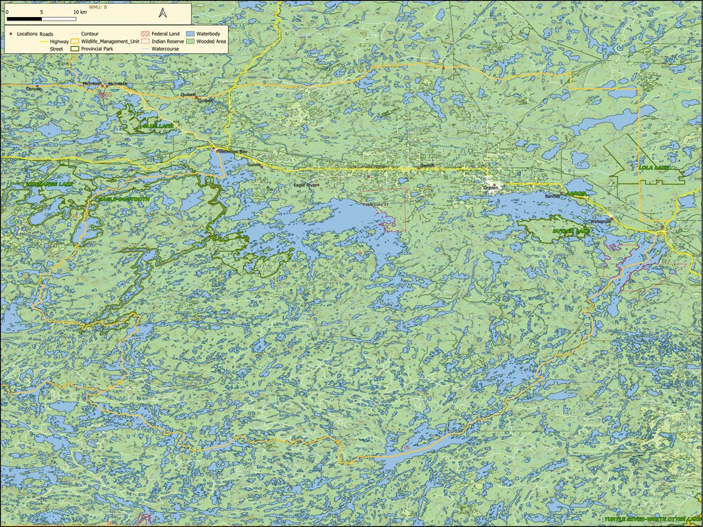 Ontario - Wildlife Management Unit (WMU) - 8 Map by Xavier Maps ...