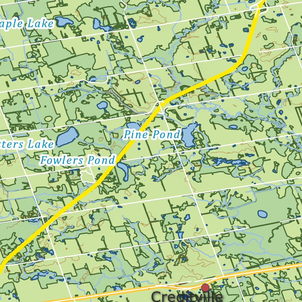 Ontario - Wildlife Management Unit (WMU) - 91B Map by Xavier Maps ...