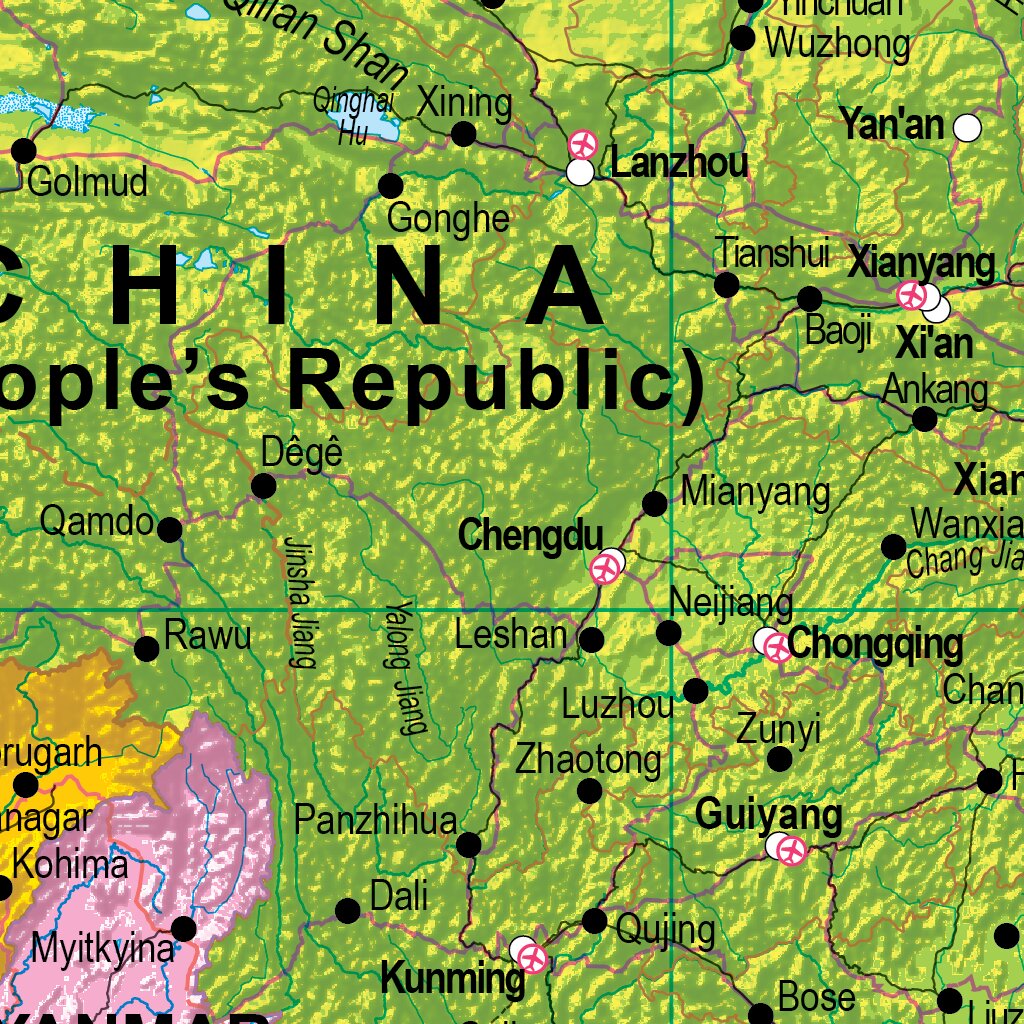 XYZ Huge World Political iMap 1:20m Scale - 2025 Map by XYZ Maps ...