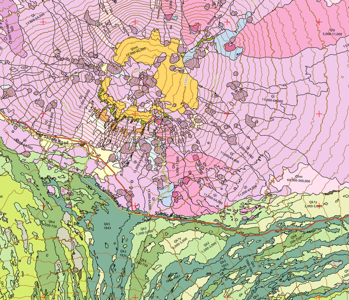 Hawaii Geology Map by Zan Strausz Cartography | Avenza Maps