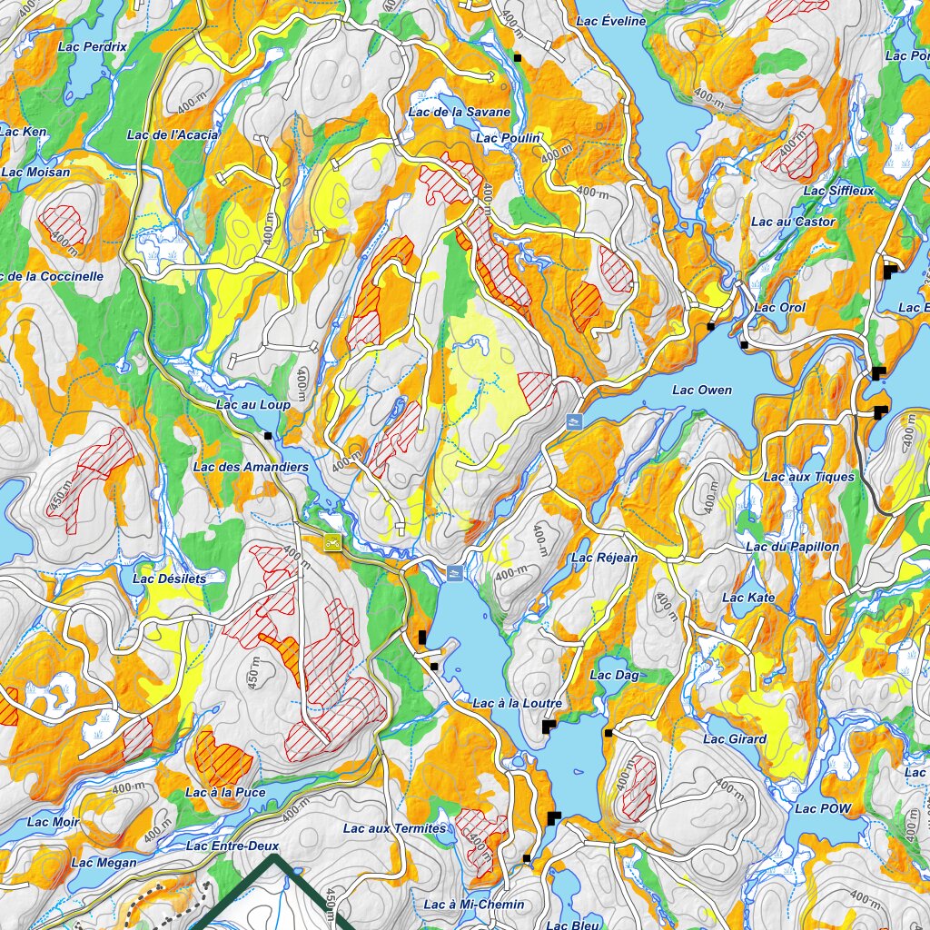iFaune - Cerf de Virginie - Zec Bessonne (2025) Map by Zecs Quebec ...