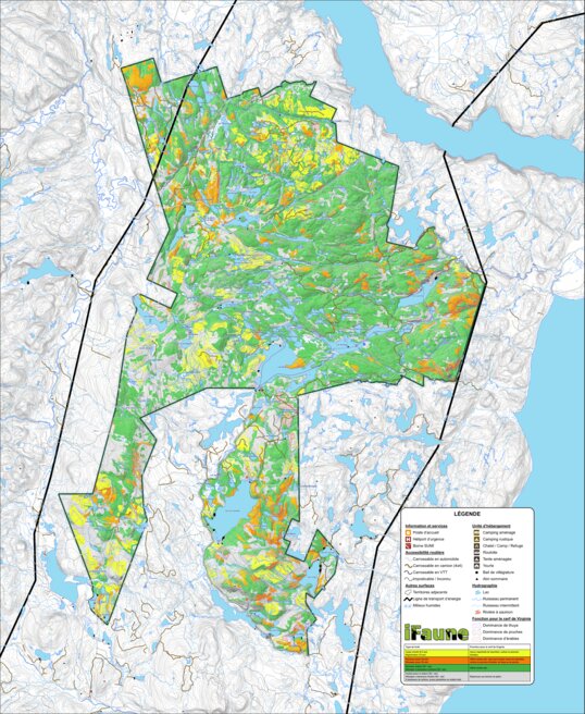 iFaune - Cerf de Virginie - Zec Buteux-Bas-Saguenay (2025) Map by Zecs ...