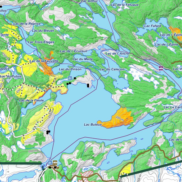 iFaune - Cerf de Virginie - Zec Buteux-Bas-Saguenay (2025) Map by Zecs ...