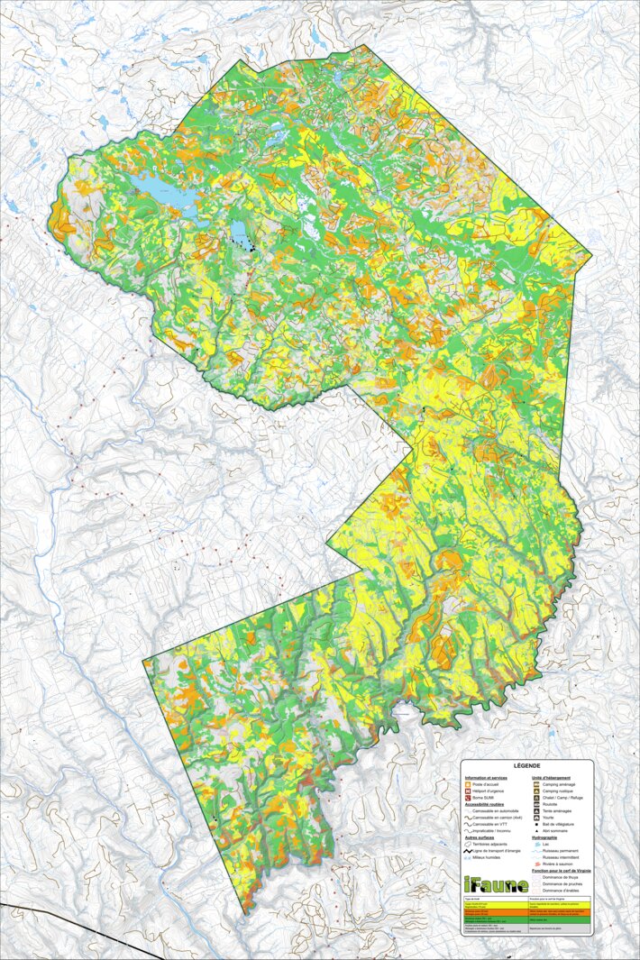 iFaune - Cerf de Virginie - Zec Casault (2025) Map by Zecs Quebec ...