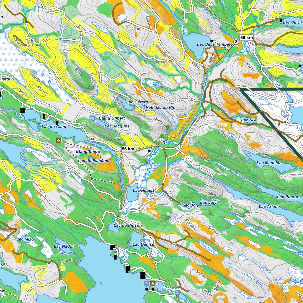 iFaune - Cerf de Virginie - Zec Chapeau-de-Paille (2025) Map by Zecs ...